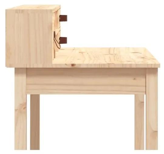Petromila Psací stůl 110x50x93 cm masivní borové dřevo