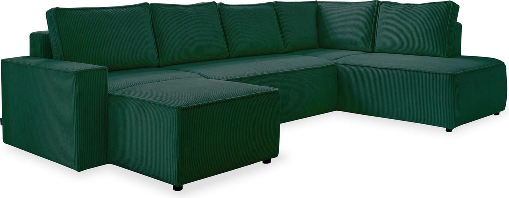 XXXLutz SEDACÍ SOUPRAVA, textil, tmavě zelená MID.YOU - Sedací soupravy - 001454005703