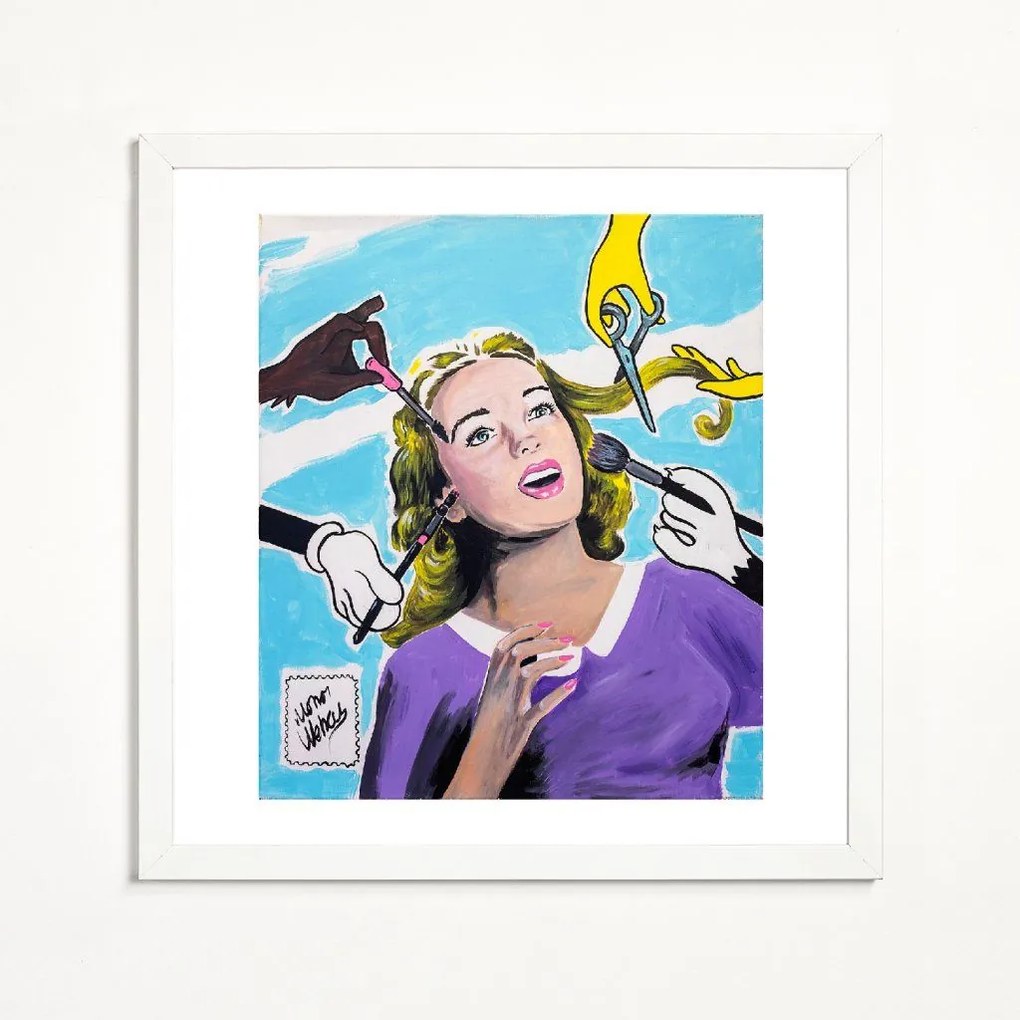 Vendula Veselá | Wona Wena Vendula Veselá | Iconic Rám: Černý, Velikost: 40 x 40 cm