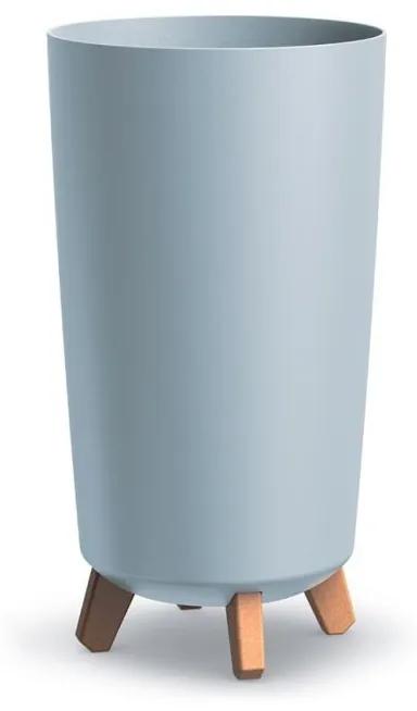 PROSPERPLAST Květináč - GRACIA TUBUS SLIM Průměr: 23,9 cm, Barva: antracit