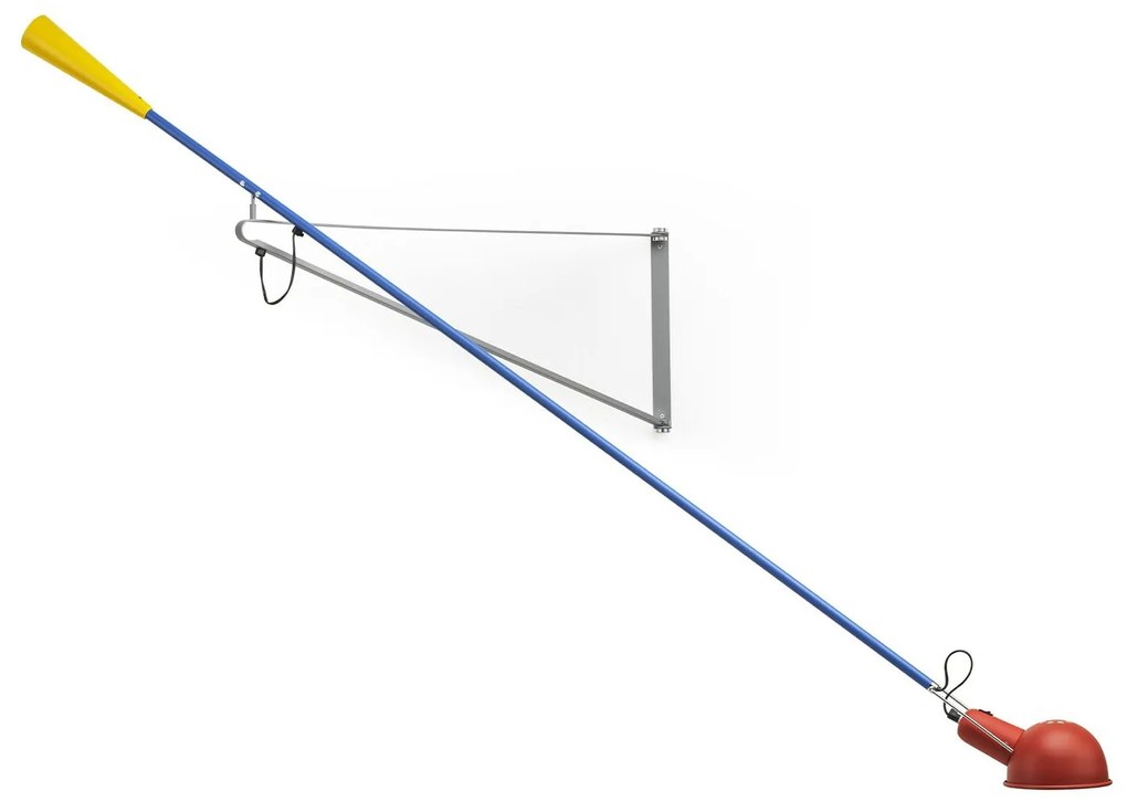 Flos 265 Chromatica, multicolor nástěnné svítidlo s 205cm dlouhým ramenem, 1x75W E27