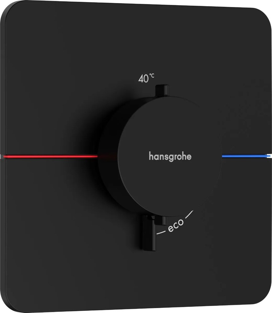 Hansgrohe ShowerSelect Comfort Q, termostat pod omítku, černá matná, HAN-15588670