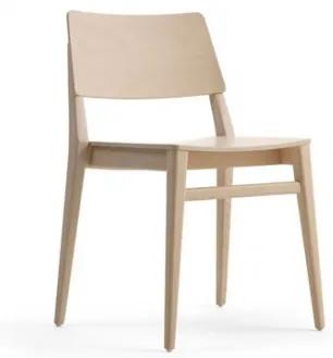 BILLIANI Dřevěná židle TAKE 585 / 586 GALERIE - čalounění Billiani BEZ LÁTKY GALERIE - Moření Billiani Lak barevný