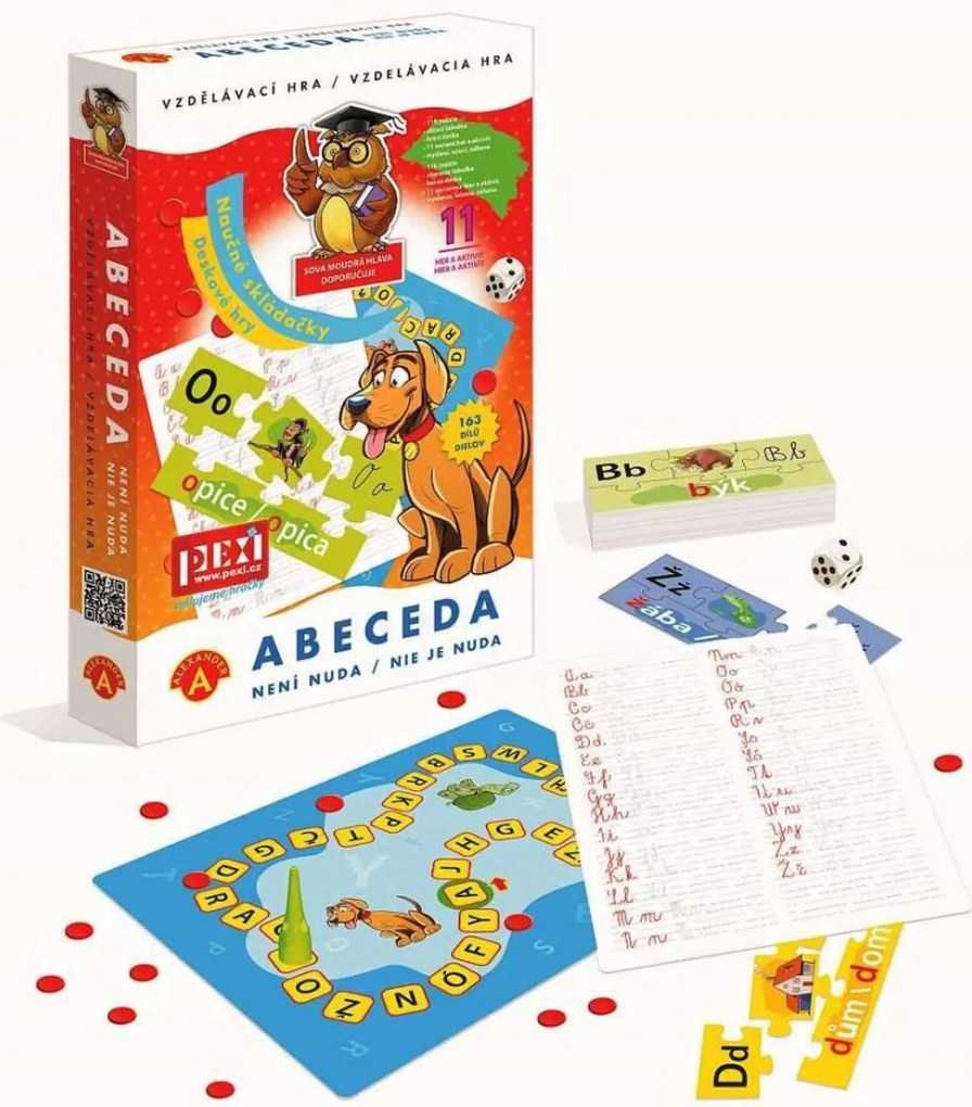 ALEXANDER Hra Abeceda není nuda 11v1 *SPOLEČENSKÉ HRY* pxa2681
