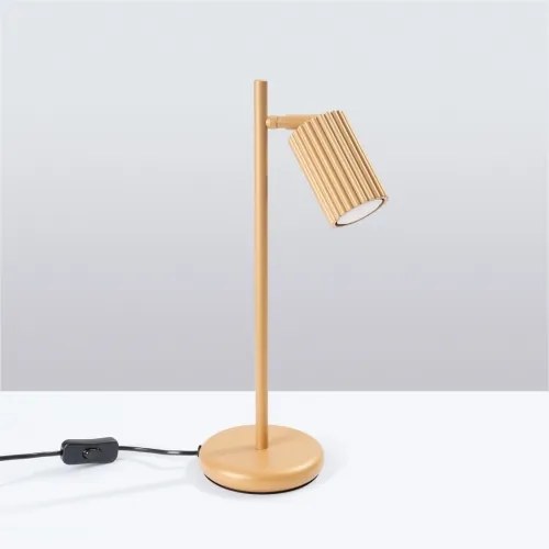 Stolní lampa SOLLUX KARBON zlatá GU10 1x10W bez žárovky SL.1567