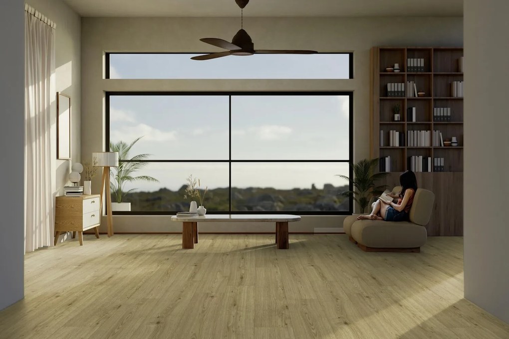 PVC podlaha - lino Gerflor TEXLINE NATURE 2385 FOREST HONEY - medové dřevo ŠÍŘKA: 2 m