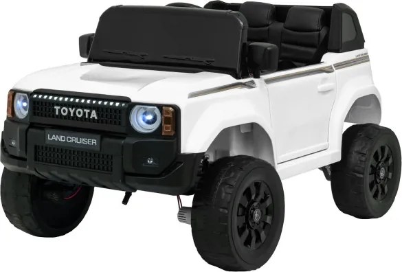 Elektrické autíčko Toyota Land Cruiser PRADO bílé