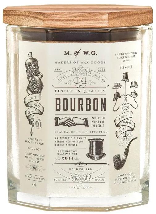 Makers of Wax Goods Vonná svíčka ve skle Bourbon, 11,1oz