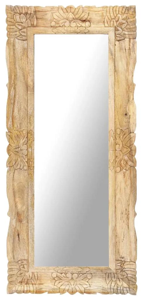 321637 vidaXL Zrcadlo 110 x 50 cm masivní mangovníkové dřevo