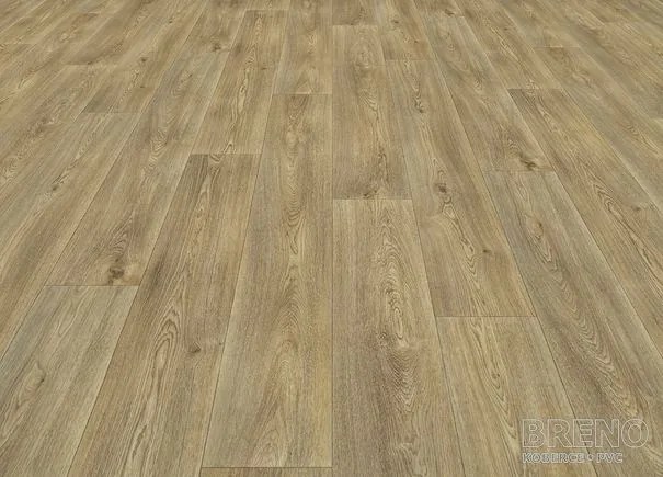 Breno PVC BLACKTEX Columbian Oak 692M – světle hnědé dřevo, šíře 300 cm