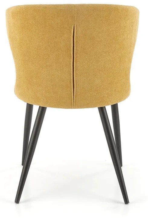 Jídelní židle Leif, žlutá