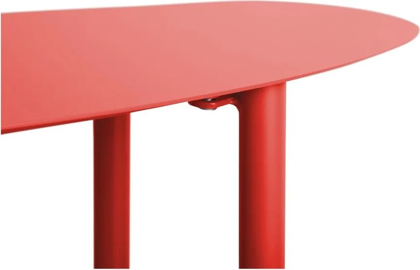 Červený kovový regál 90x82x28 cm Cool Retro – Leitmotiv