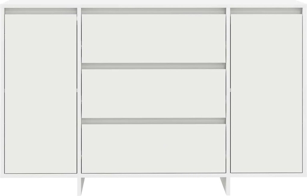 Servírovací skříň Bílá 120 x 41 x 75 cm kompozitní dřevo 3333906