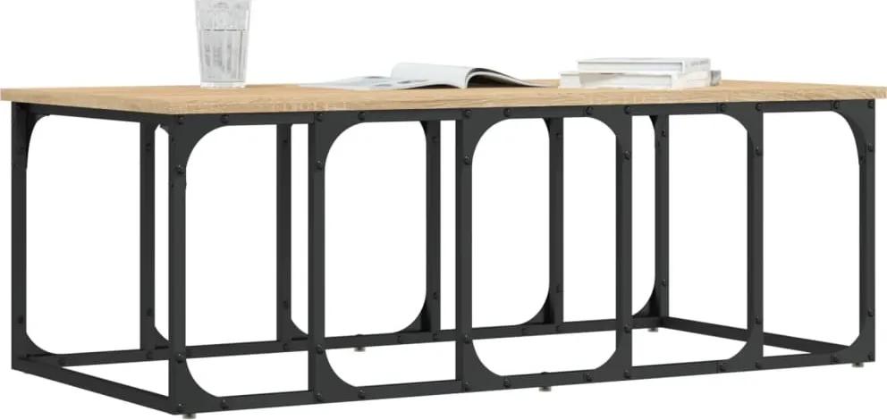 vidaXL Konferenční stolek 100 x 50 x 35,5 cm kompozitní dřevo [833379] Barva: šedá sonoma
