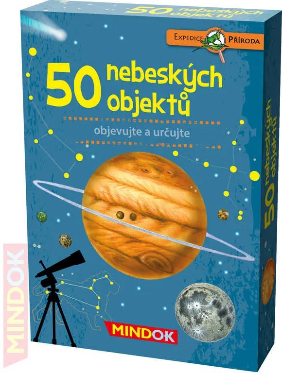 MINDOK HRA kvízová Expedice Příroda: 50 nebeských objektů naučná mn303