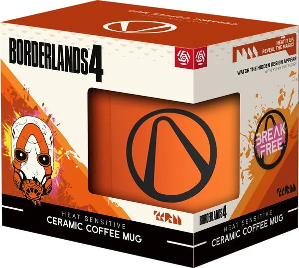 Hrnek Good Loot Borderlands 4 Hunters 315 ml (měnící se motiv)