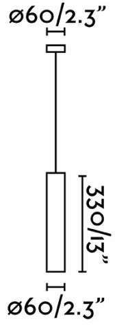 FARO 43755 - Lustr na lanku STAN 1xGU10/8W/230V