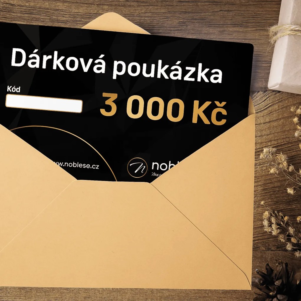 Dárkový poukaz v hodnotě 5 000 Kč - tištěná verze