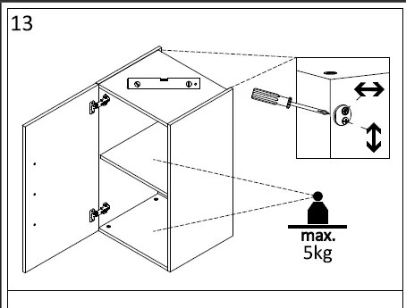 Jurek Závěsná skříňka LORIN R12 L/P