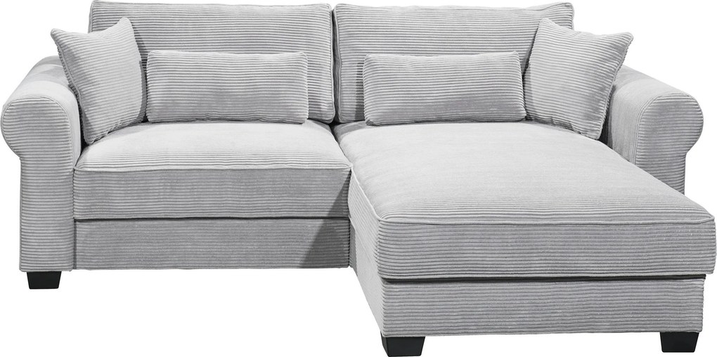 XXXLutz ROHOVÁ SEDAČKA, textil, šedá MID.YOU - Sedací soupravy - 002220051701