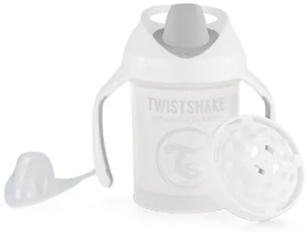 TWISTSHAKE Hrnek netekoucí učicí 230 ml bílý 4m+