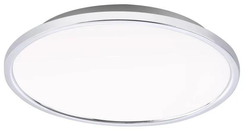 Stropní lampa PAUL NEUHAUS LED panel, chrom, kruhové, ultraploché, průměr 45cm 2700-5000K PN 8121-17