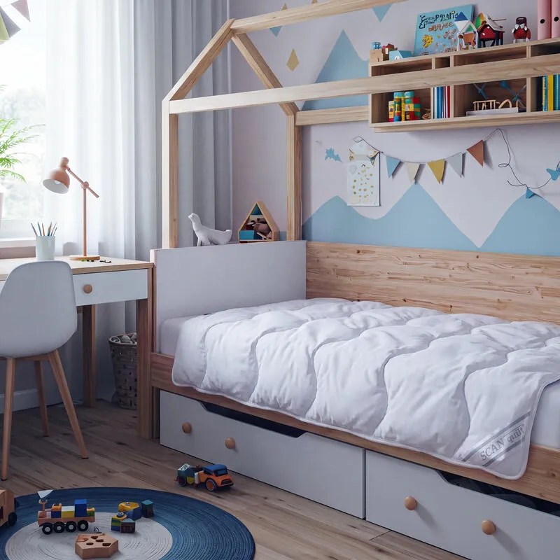 SCANquilt přikrývka CLASSIC LIGHT - dětská lehká - hřejivost Sq 3 90 x 135 cm - dětský