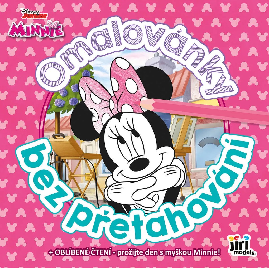 JIRI MODELS Omalovánky bez přetahování Disney Minnie Mouse 9