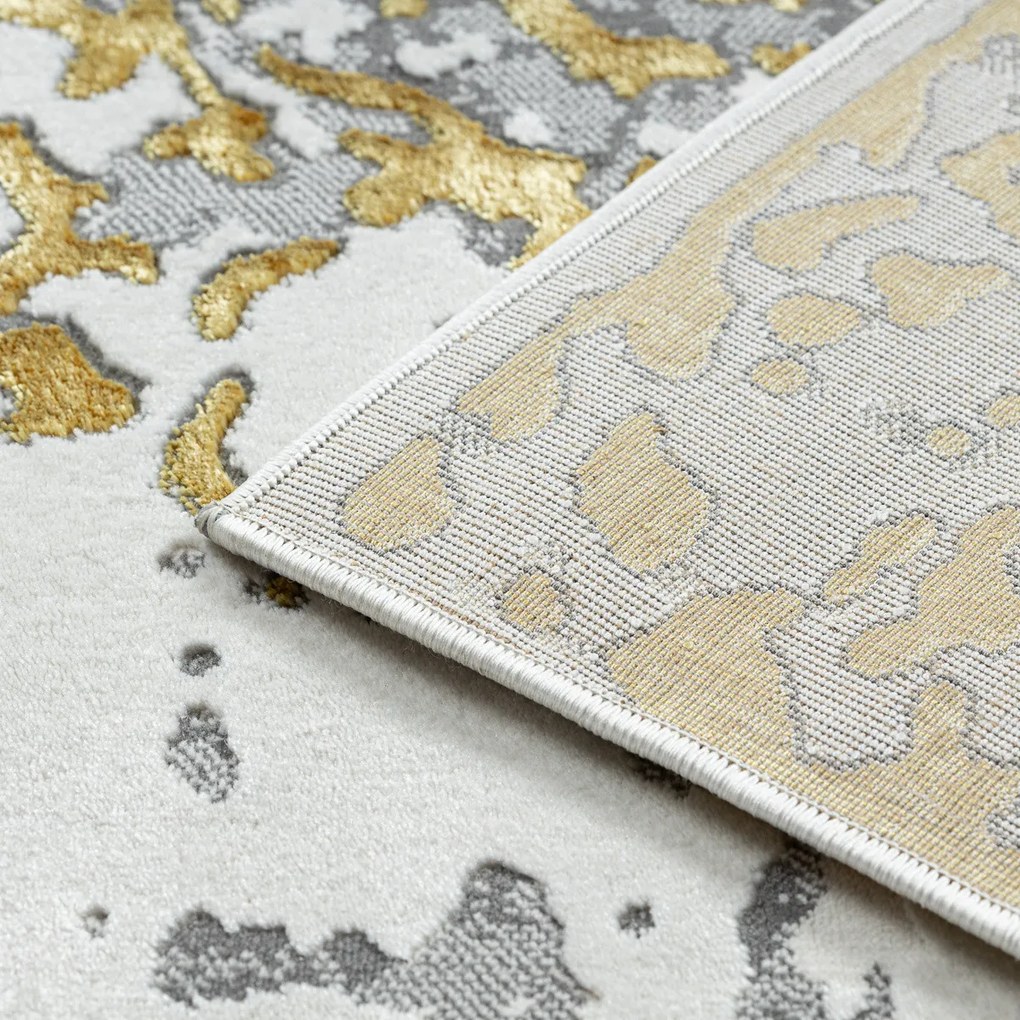 Dywany Łuszczów, Kusový koberec Allure 1961 gold/white, 180x270, žlutá, kancelář