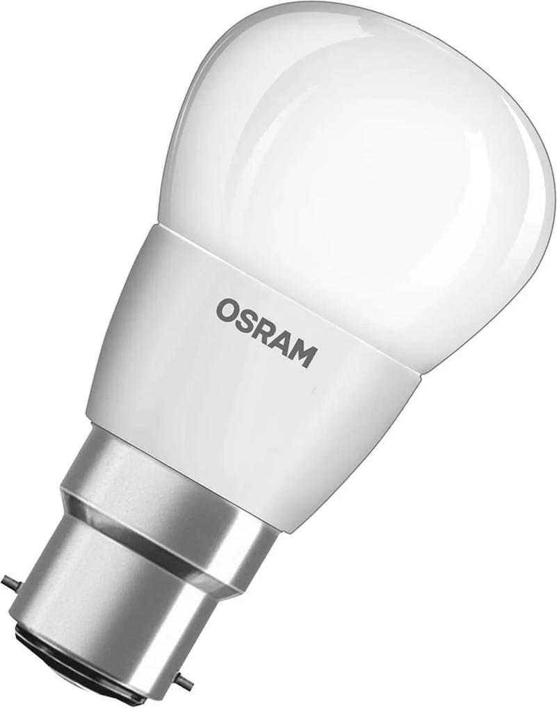 LED žárovka - kapka B22d 5W, bílá, stmívatelná