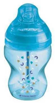 Tommee Tippee Kojenecká láhev C2N ANTI-COLIC 260ml 0m+ Fialová