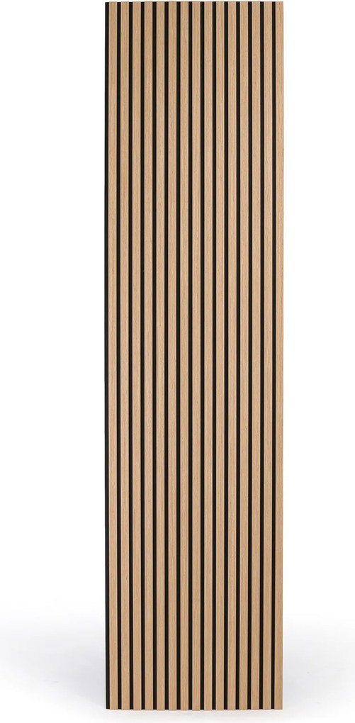Dřevěný akustický panel, 2400 x 600 mm, B2BP004, balení 5 ks, dub