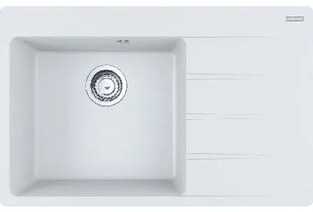 Franke Centro - Fragranitový dřez CNG 611-78 TL/2, 780x500 mm, bílá-led 114.0637.512