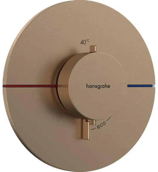 Hansgrohe ShowerSelect Comfort S Termostatická podomítková baterie, kartáčovaný bronz 15559140