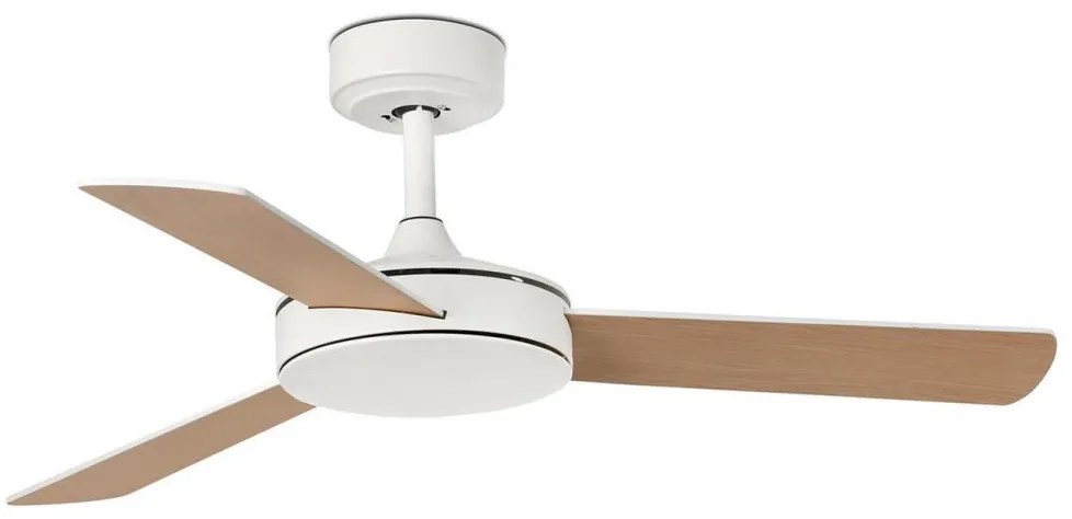 FARO Barcelona FARO 33603DC - Stropní ventilátor MINI MALLORCA S hnědá/bílá pr. 106 cm + DO FA33603DC