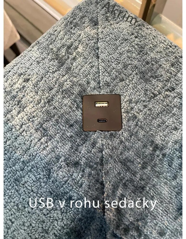 Sedací souprava MOLTA | 252x168 | EXTRA KVALITA | zabudovaný USB port | VÝBĚR TKANIN
