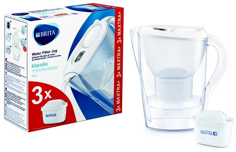 Brita Brita - Filtrační konvice Marella 2,4 l + 3 filtry FT0306