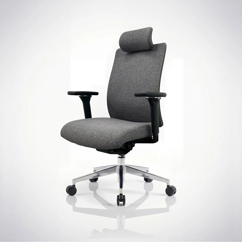Ergonomická kancelářská židle tmavě šedá VECTOR