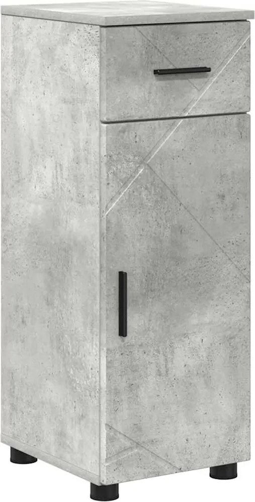 Sada koupelnového nábytku 4 ks Betonově šedá 35 x 30 x 192 cm 3393056