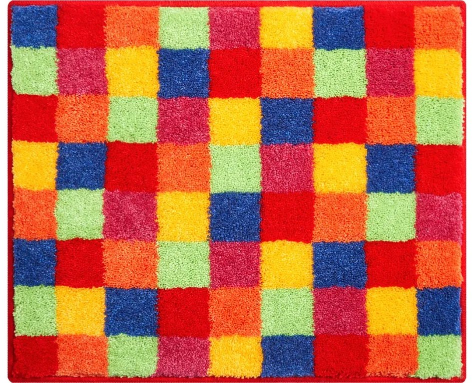LineaDue JOCYLIN - Koupelnová předložka vícebarevná Rozměr: 40x50 cm