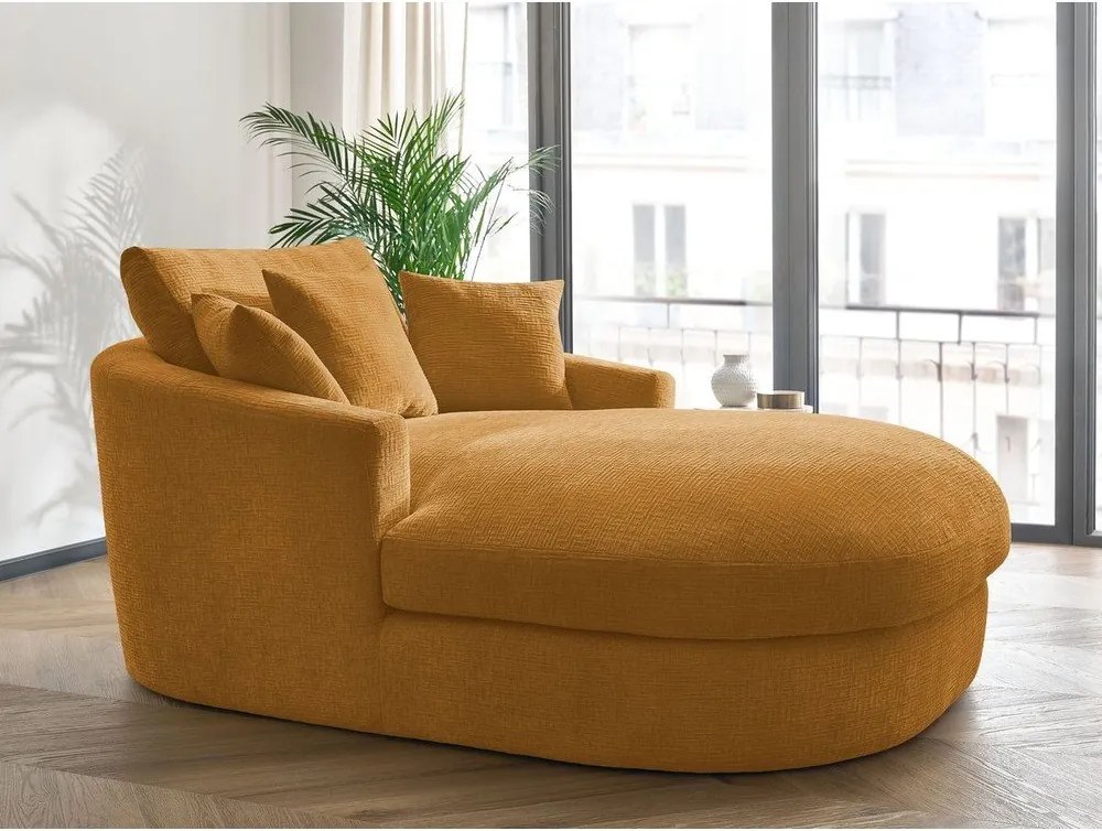 Žluté žinylkové křeslo Belem – Bobochic Paris