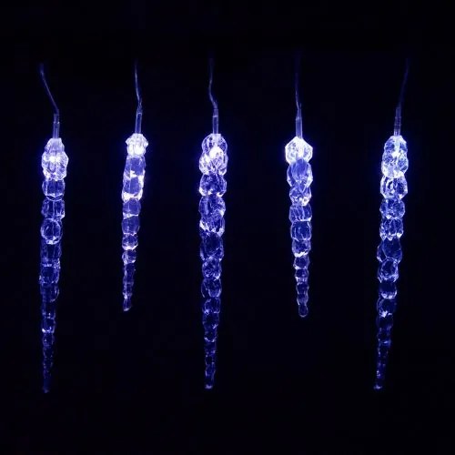 VOLTRONIC® 2043 Vánoční dekorativní osvětlení - rampouchy - 40 LED modrá