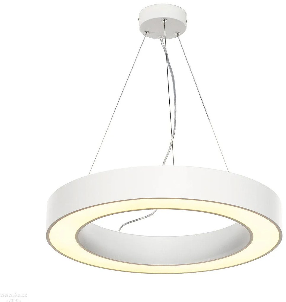 SLV Big White 133841 Medo 60 ring, bílé svítidlo pro zavěšení, 36W LED, stmívatené, prům. 60cm