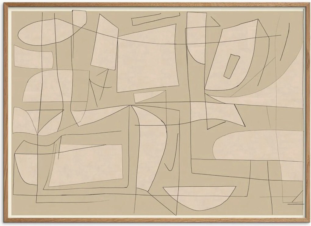 Zarámovaný digitální tisk Fragments