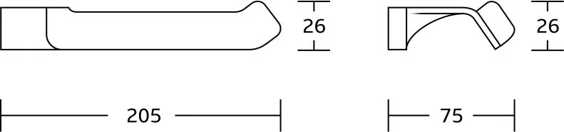 Mexen Rino, držák toaletního papíru, zlatá lesklá, 7027033-50