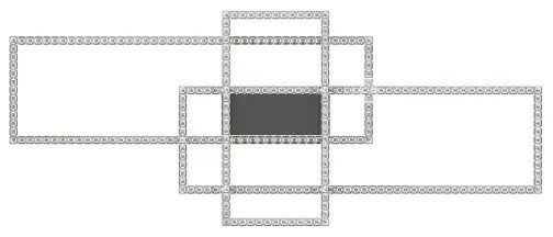 Zuma Line MX7907-3B-3BT- LED Stropní svítidlo ERVI LED/52W/230V 2700-6000K černá