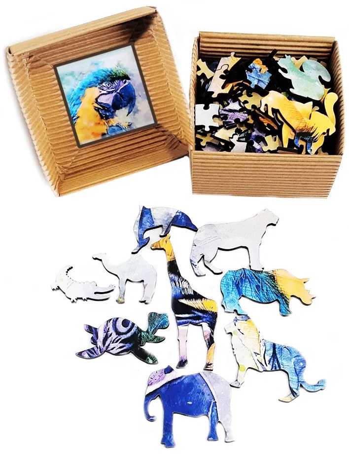 Falixen WOODEN PUZZLE EKO - "Ara"