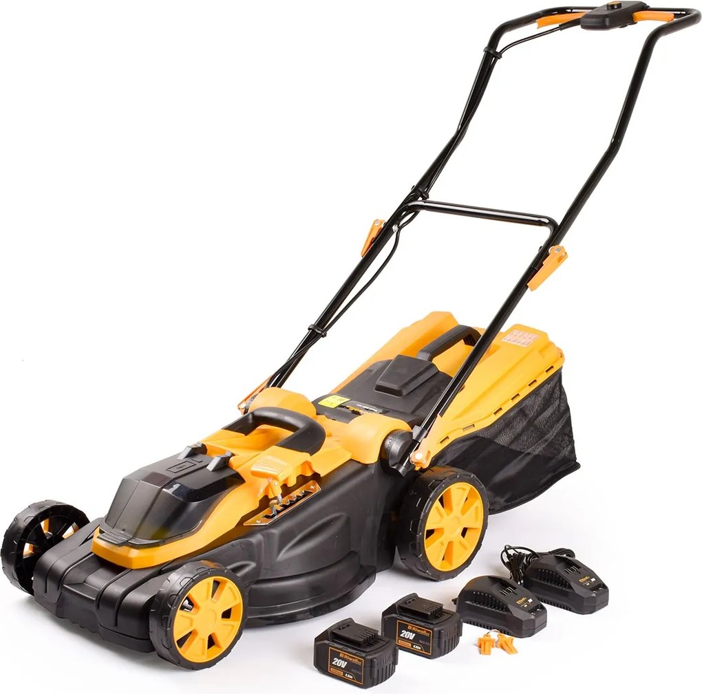 Riwall PRO RALM 3820 20V SET - akumulátorová sekačka (2x 4Ah akumulátor a 2x nabíječka)