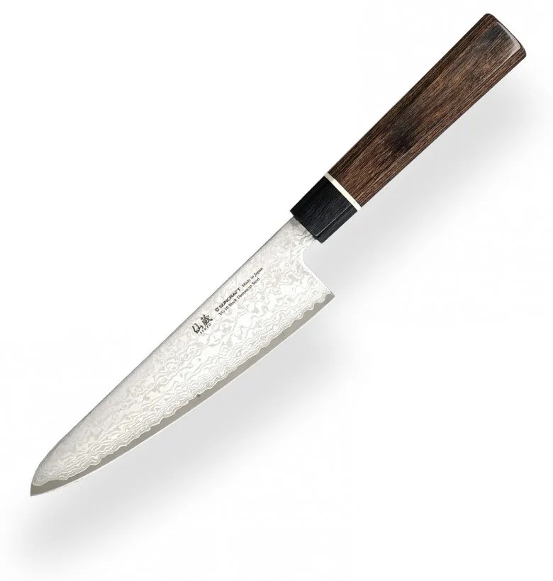 nůž Santoku 143 mm Suncraft VG-10 Black Damascus