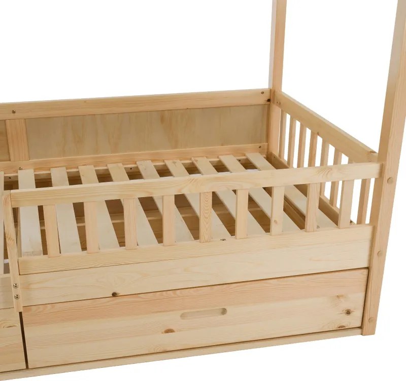 Postel Montessori BIANKA, 90x200, masiv přírodní Kondela 0000396818